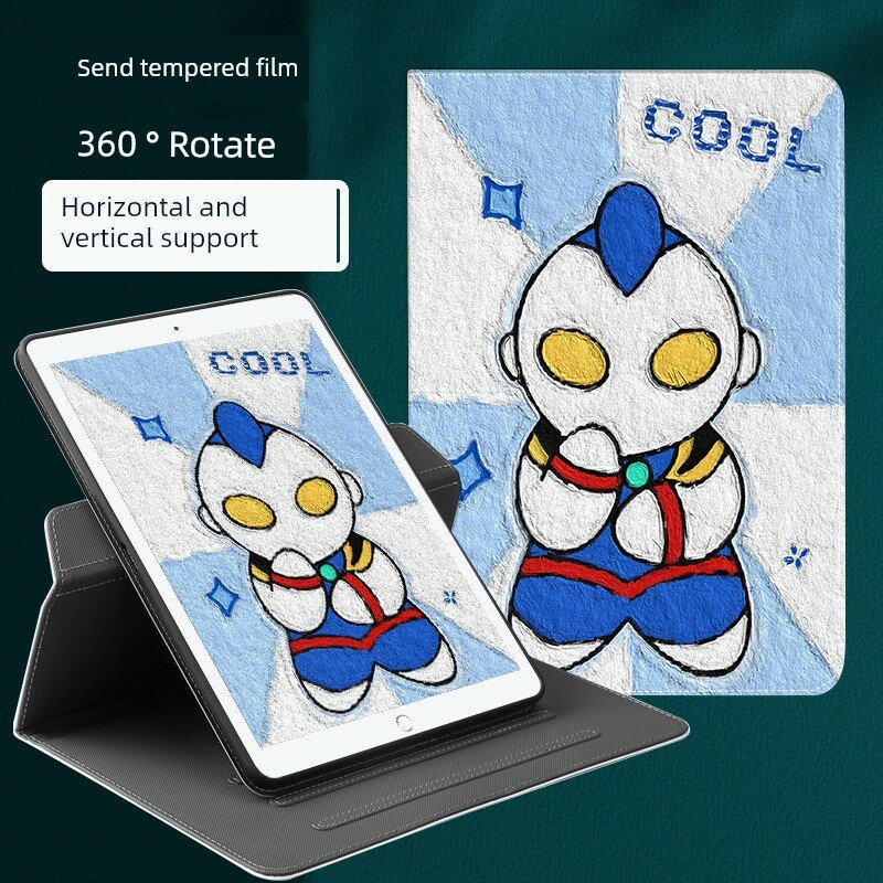 Защитный чехол для Huawei M6/MatePad 10.8-дюймового, супергерой появление, полное покрытие, поворотная подставка