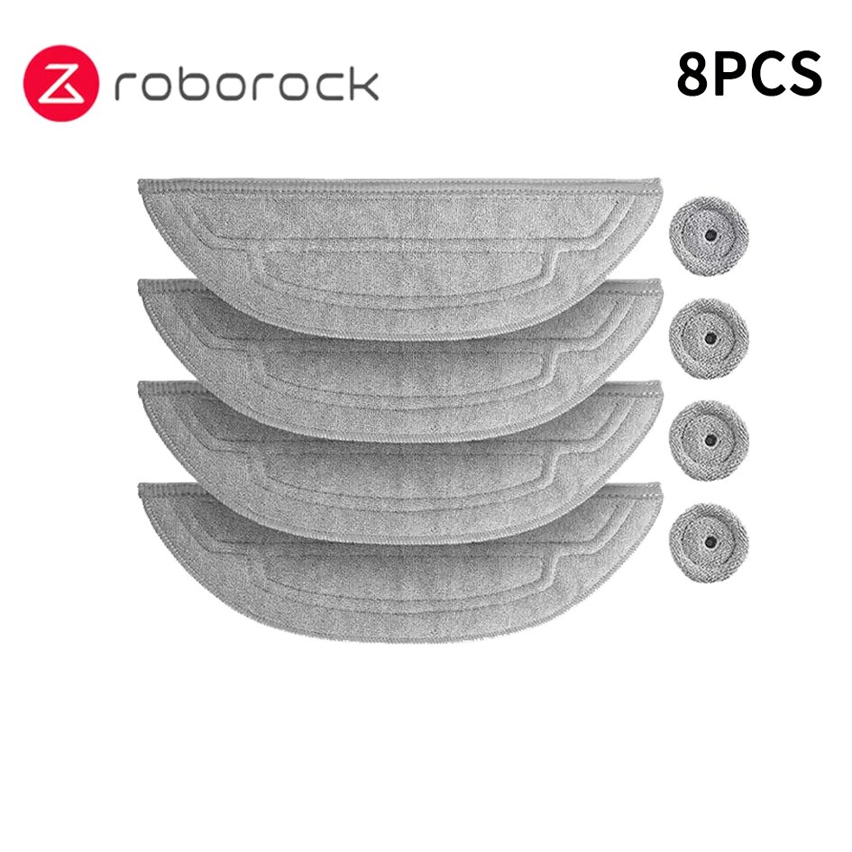 Roborock S8 MaxV Ultra салфетки для мытья 8 шт, серый