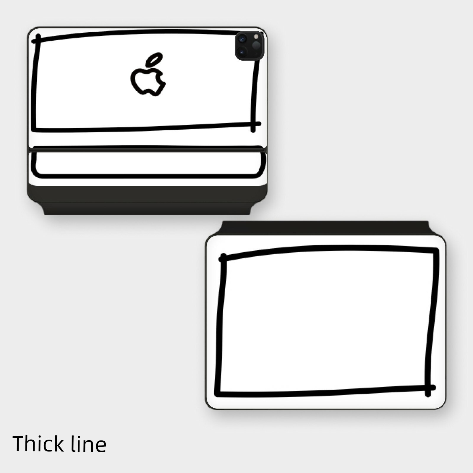 Защитная пленка SkinAT для iPad Pro Magic Keyboard, защитная наклейка для Apple iPad Air Magic Keyboard, защитный чехол