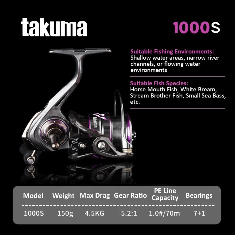 Спиннинговая катушка Takuma 1000S