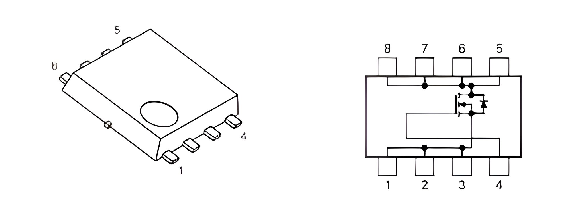 Микросхема TPCC8065-H N-Channel MOSFET 30V 13A TSON-ADVANCE