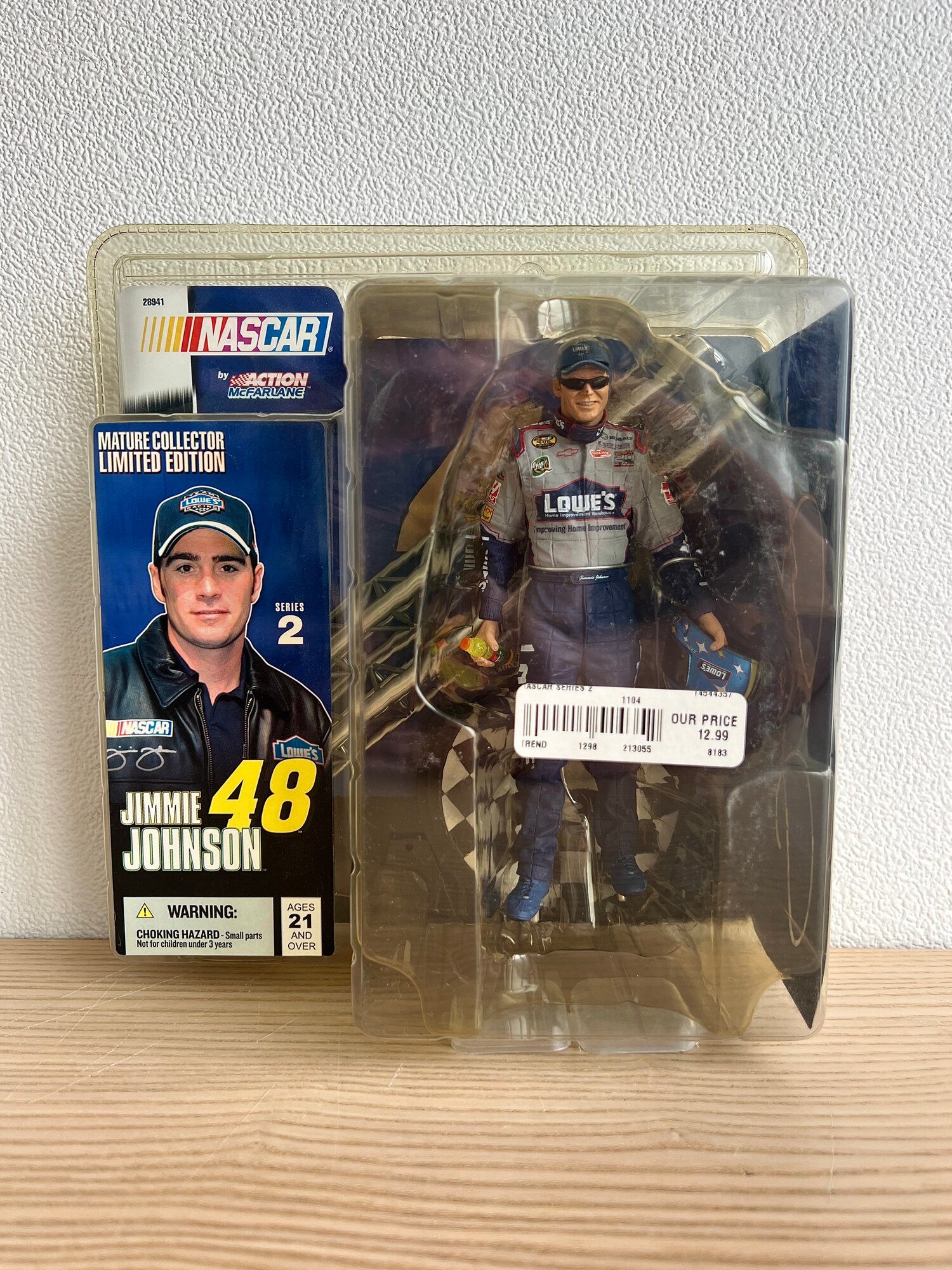 Nascar Наскар Фигурка Jimmie Johnson McFarlane Toys Джимми Джонсон