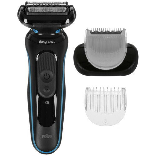 Электробритва мужская Braun 52-B1600s Series 5, черный/синий