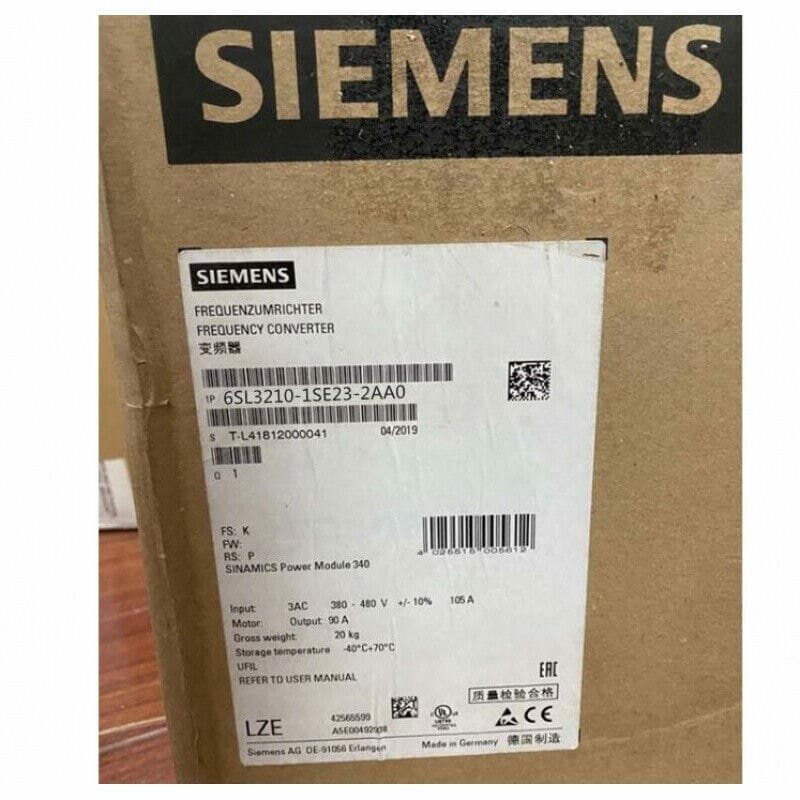 Модуль Siemens 6SL3210-1SE23-2AA0