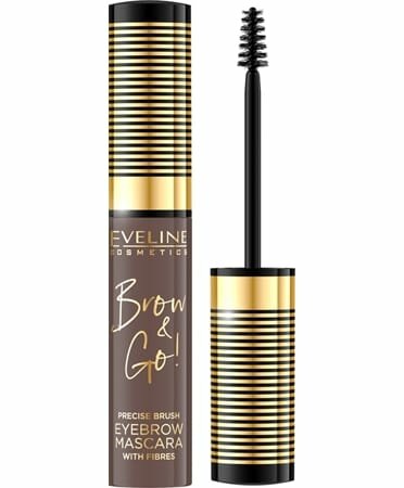 Гель для бровей Eveline Cosmetics Brow & Go, светло-коричневый, 6 мл