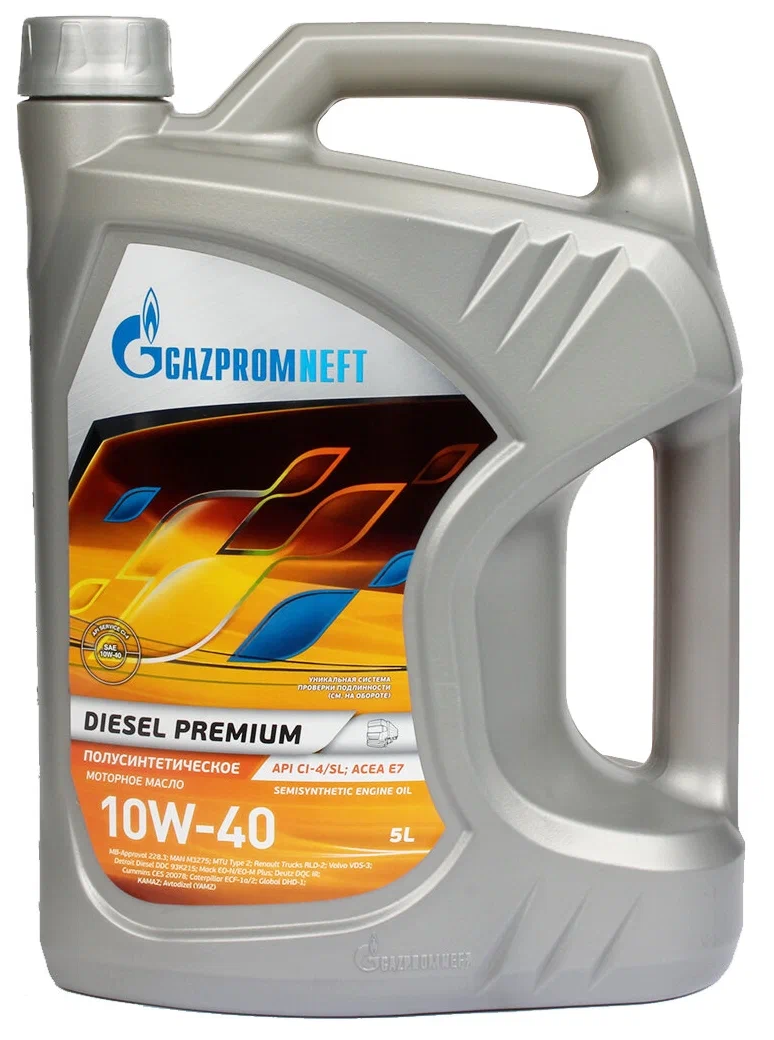 Масло моторное Gazpromneft Diesel Premium 10W40 5 л 2389901340