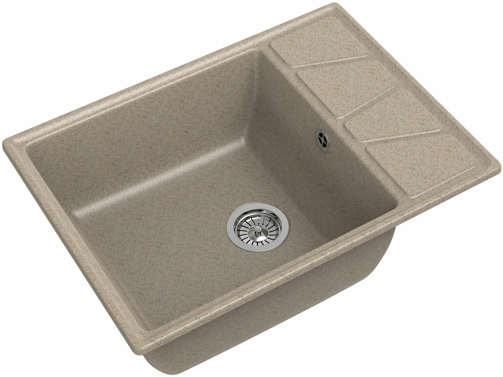 Мойка кухонная GranFest VERTEX GF-V-680L песочный