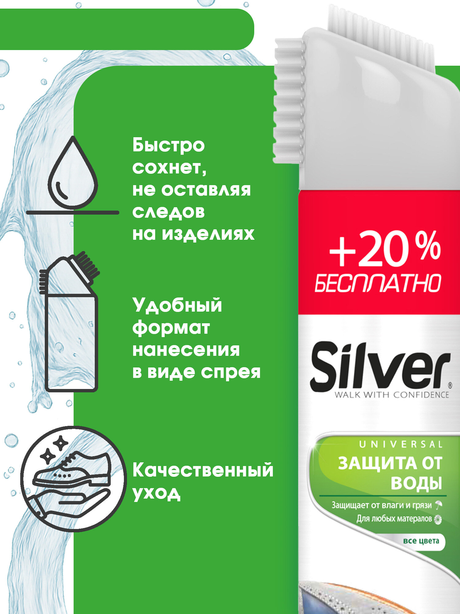 SILVER Пропитка водоотталкивающая — фото 1
