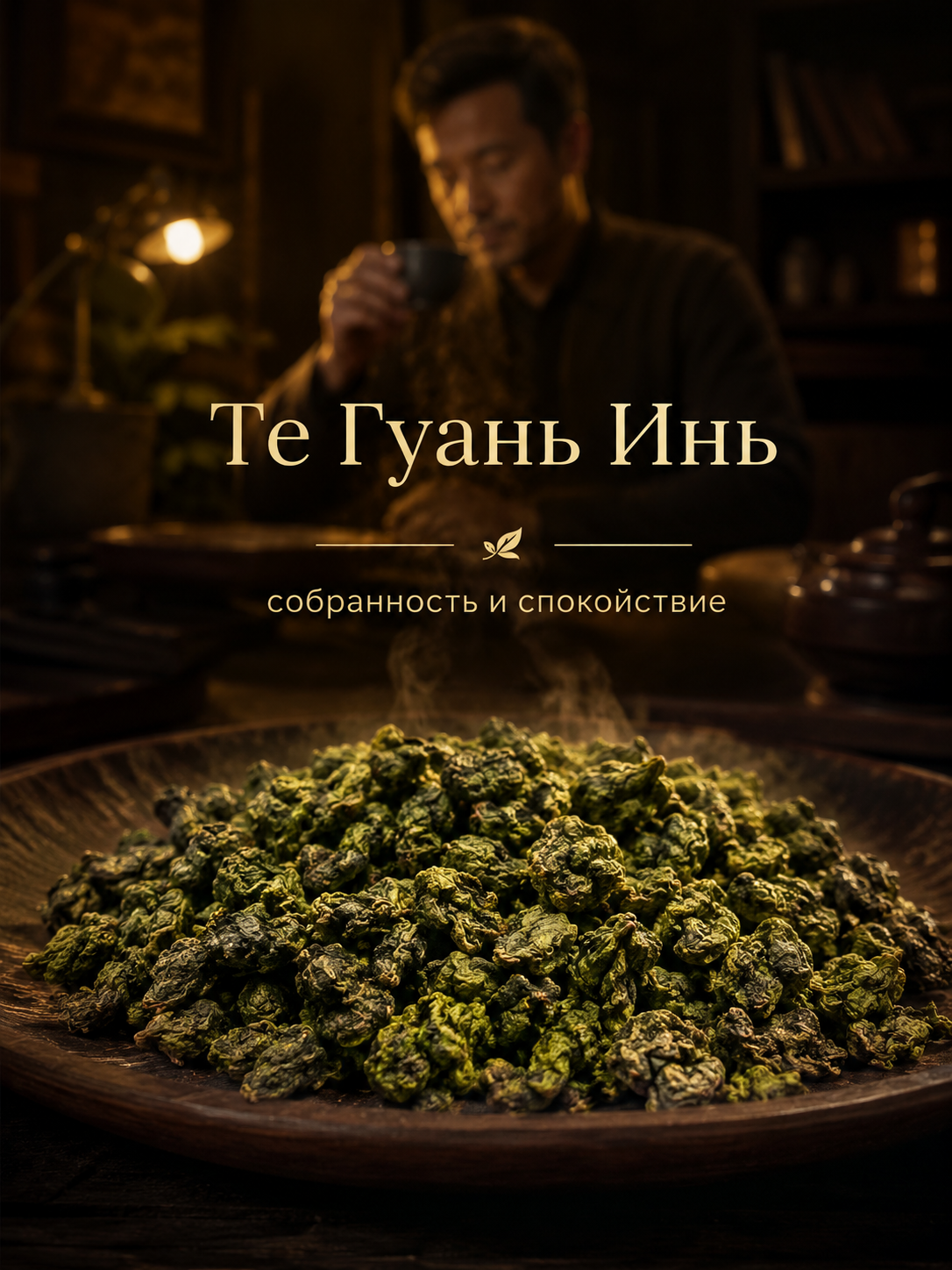 Китайский чай улун Те Гуань Инь собранность и спокойствие в течении дня 100 грамм
