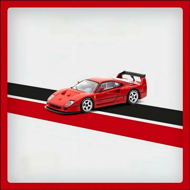 Машинка Tarmac Works1:64 Ferrari F40 LM Red T64R-075-RE Die-cast Alloy Car Model Collection Toy Gift