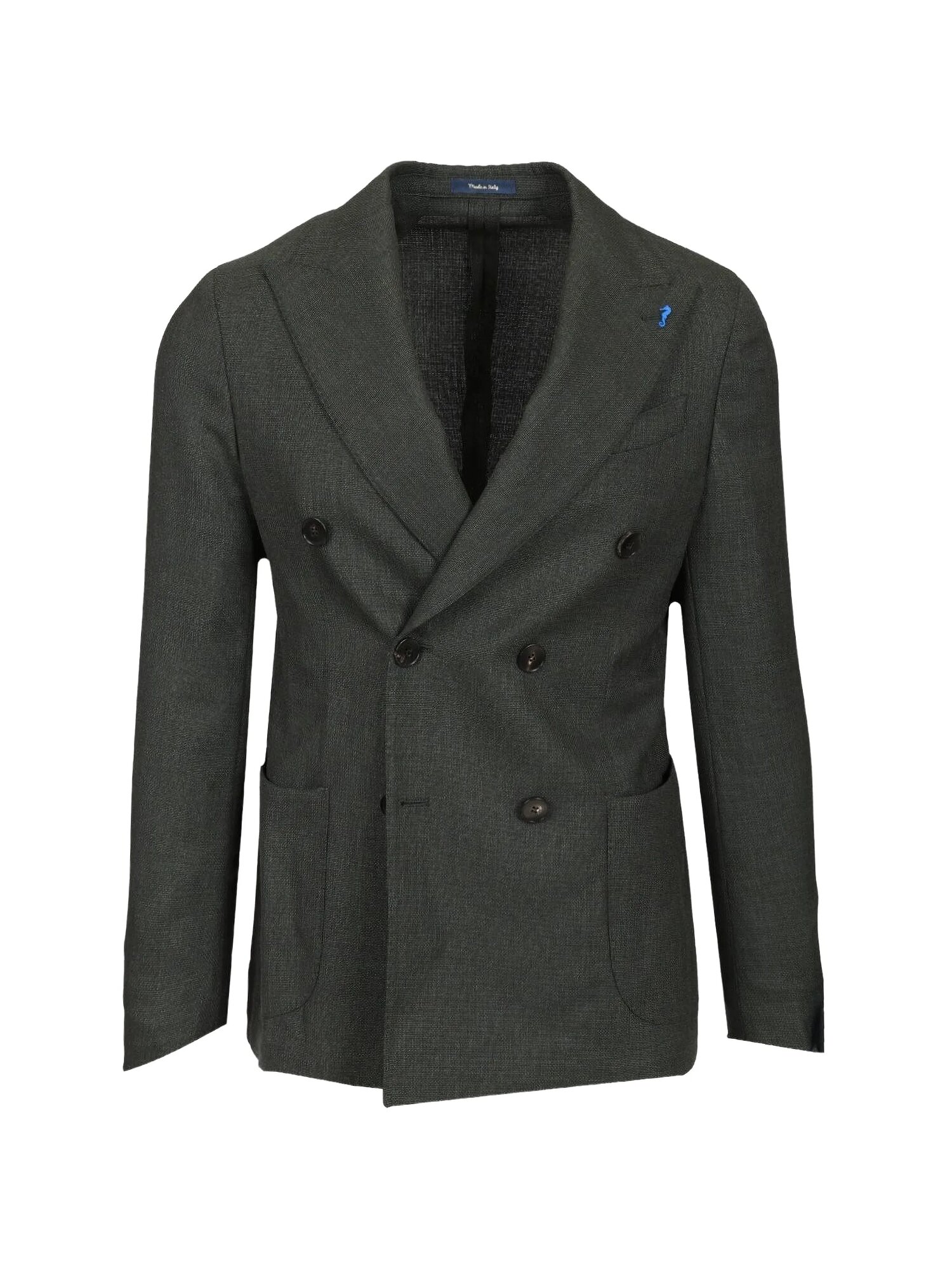 Пиджак Double-breasted peak-lapel blazer