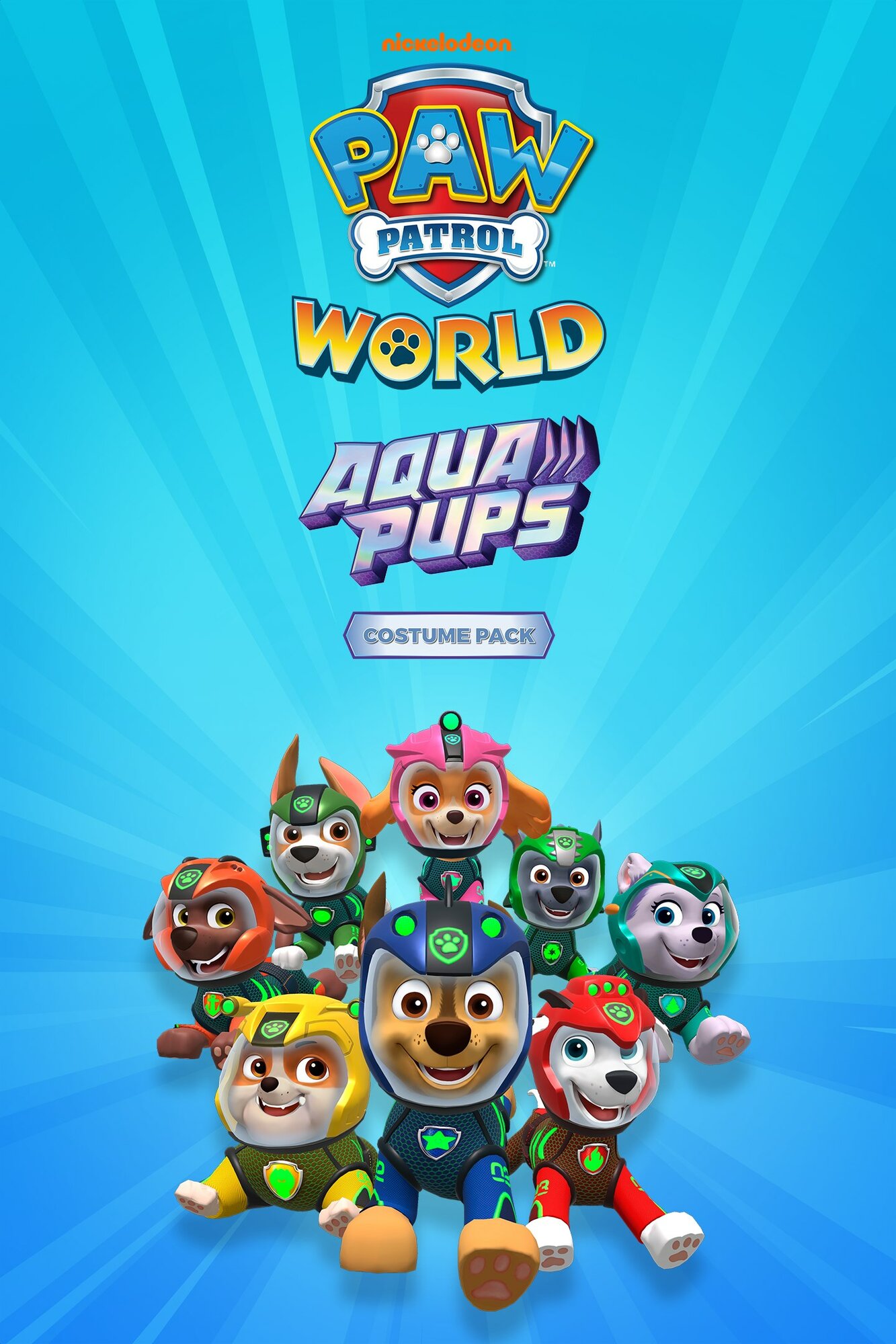 Дополнение PAW Patrol World - Aqua Pups - Costume Pack — Xbox Series X|S, Xbox One, PC — Ключ активации
