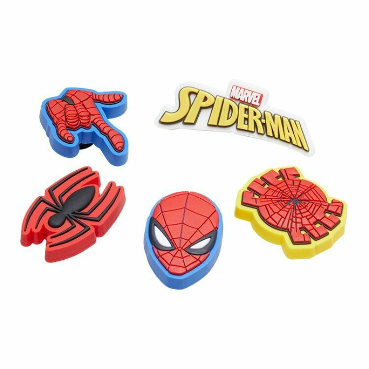 Джибсы для обуви унисекс Marvel Spider-Man, 5 шт.