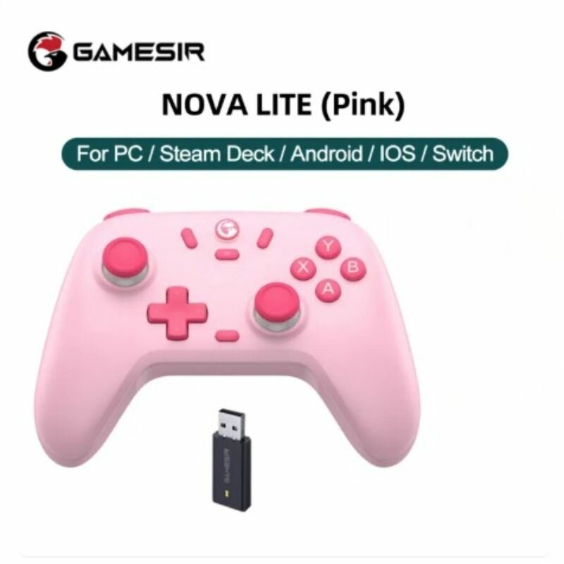 Game Sir Nova Lite Беспроводной геймпад-контроллер с Bluetooth, ключом, проводной для игр Switch, Android, IOS, PC и Steam