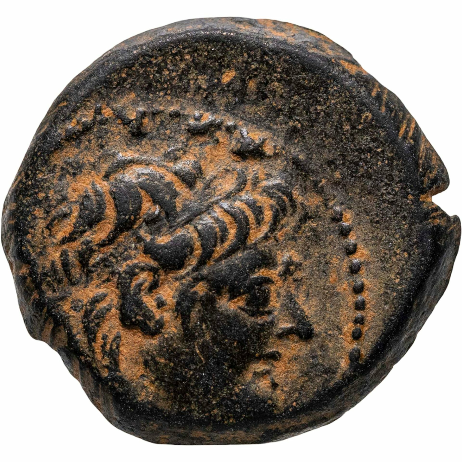 Государство Селевкидов, Александр II Забина, 128-122 гг до н э , бронза АЕ21 , Бронза, в сохранности VF