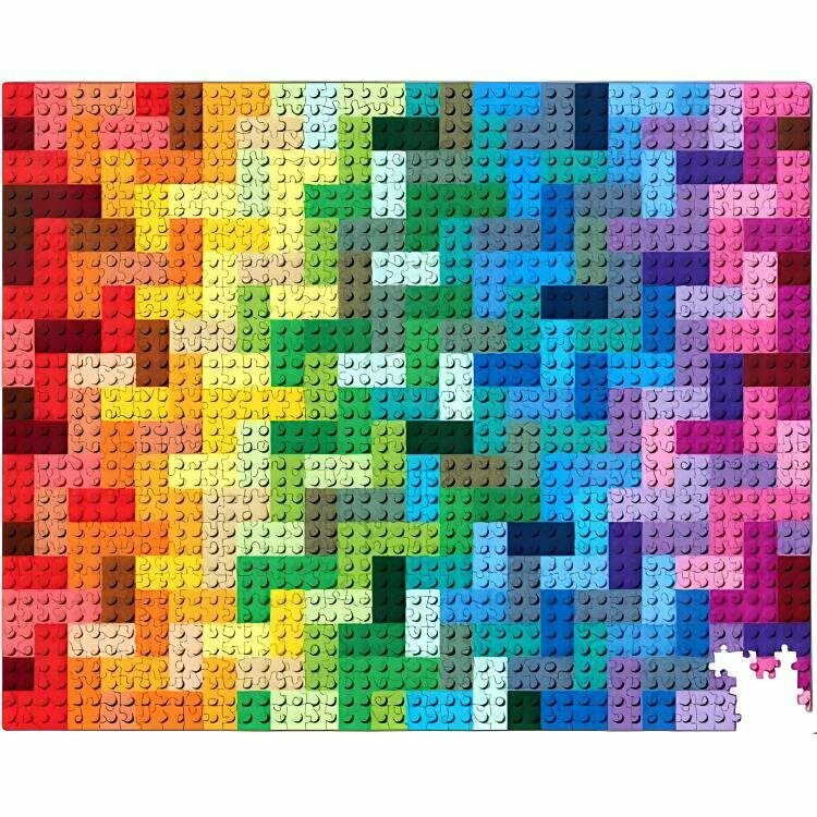 Пазл для детей LEGO Rainbow Brick 601, 1000 деталей