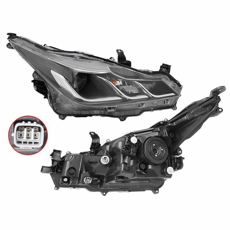 Фара SAT ST-212-11Y2R Toyota Corolla E210 18-22 справа/ Галоген/ С электрокорректором