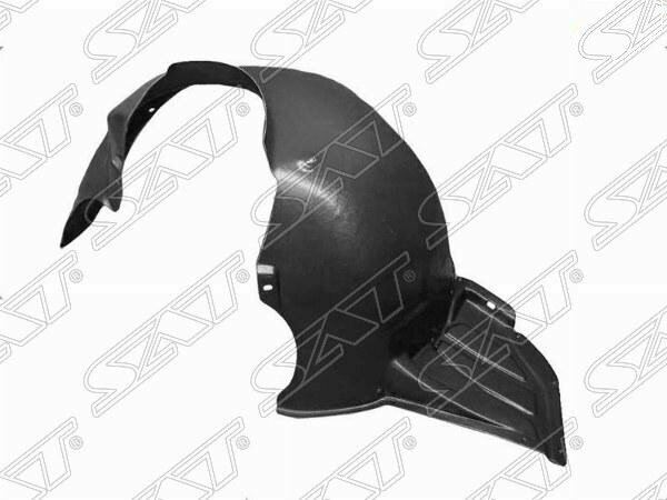 Подкрылок SAT ST-SD02-016L-2 Skoda Fabia 07-15, Roomster 06-15 спереди/ слева