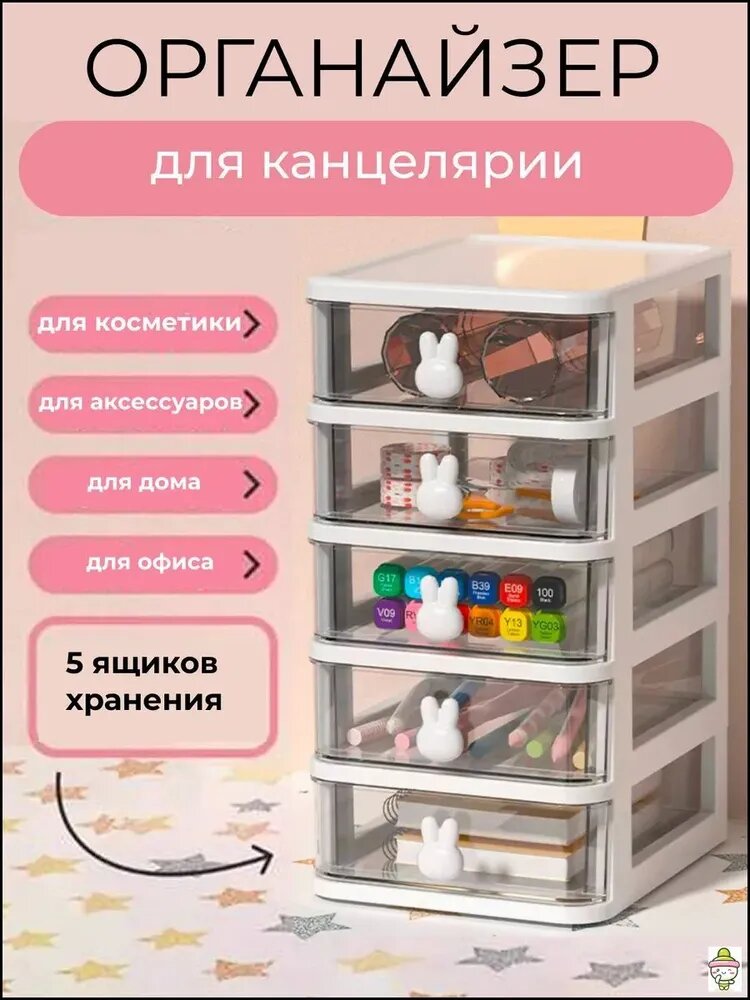 Органайзер для мелочей и косметики13.4х17х26 см.
