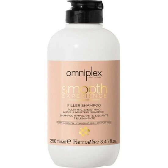 Farmavita Питательный, разглаживающий и восстанавливающий шампунь Omniplex Smooth Experience Filler Shampoo, 250 мл