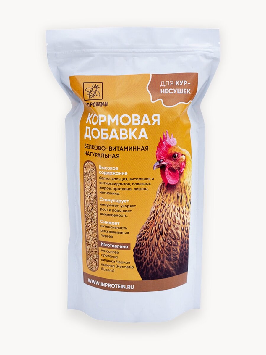 Витамины для кур несушек с протеином Черной львинкой, россыпь, 1,5 кг