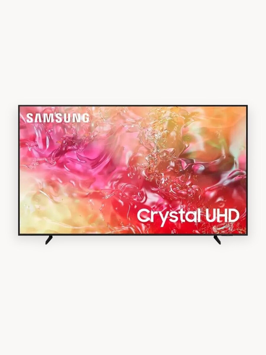 43" Телевизор Samsung UE43DU7100UXRU, Crystal UHD, 4K Ultra HD, черный, смарт ТВ, Tizen OS