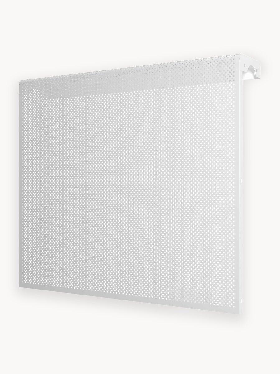 Экран декоративный EVECS "LOFT" 7 секций, металл, навесной, перфорированный, белый 7 дмэр перф