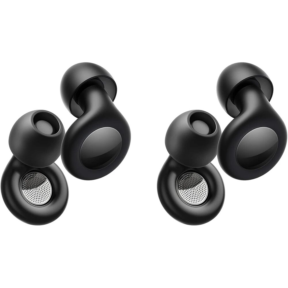 Шумоподавляющие беруши из силикона 25 дБ Черный, Black and Black
