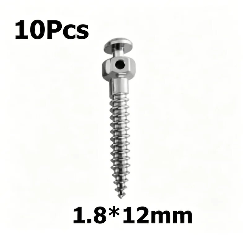 Ортодонтические мини-винты TAD ZHIXINHEYI 10 шт, 1.4-2.0 мм 1.8X 12mm x10pcs