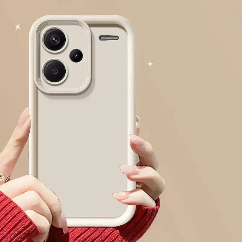 Чехол Xiaomi Redmi Note 13 Pro+ Sky Eye Stair Silicone - Прочный Мягкий Чехол С Защитой Белый, WHITE