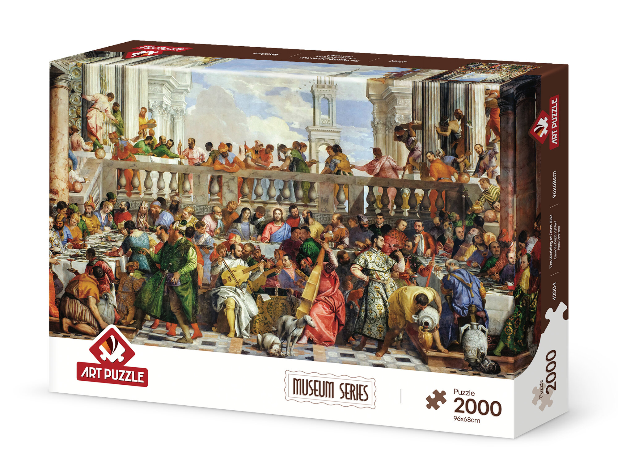 ART PUZZlE Брак в Кане Галилейской (Паоло Веронезе) 2000 дет.