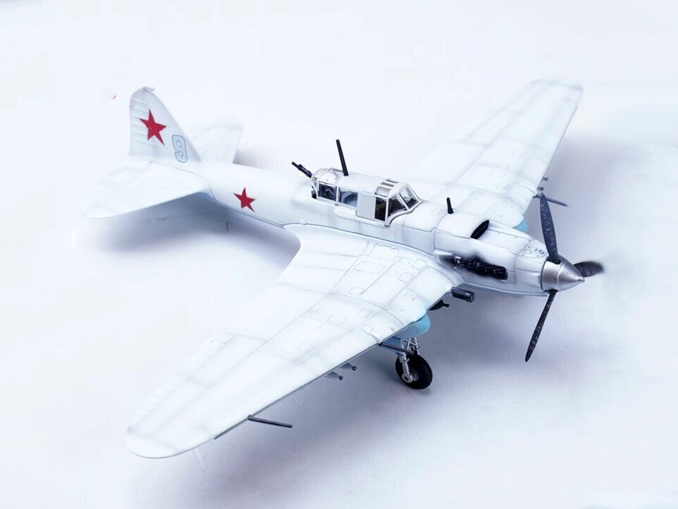 Самолет ИЛ-2 (Зима) (Металл) [Готовая модель] (1:72) [9]