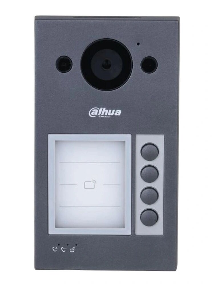 Видеопанель Dahua DHI-VTO3311Q-WP серый