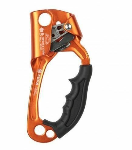 Веревочный зажим для альпинизма SRT жумар TUPA под правую руку, оранжевый