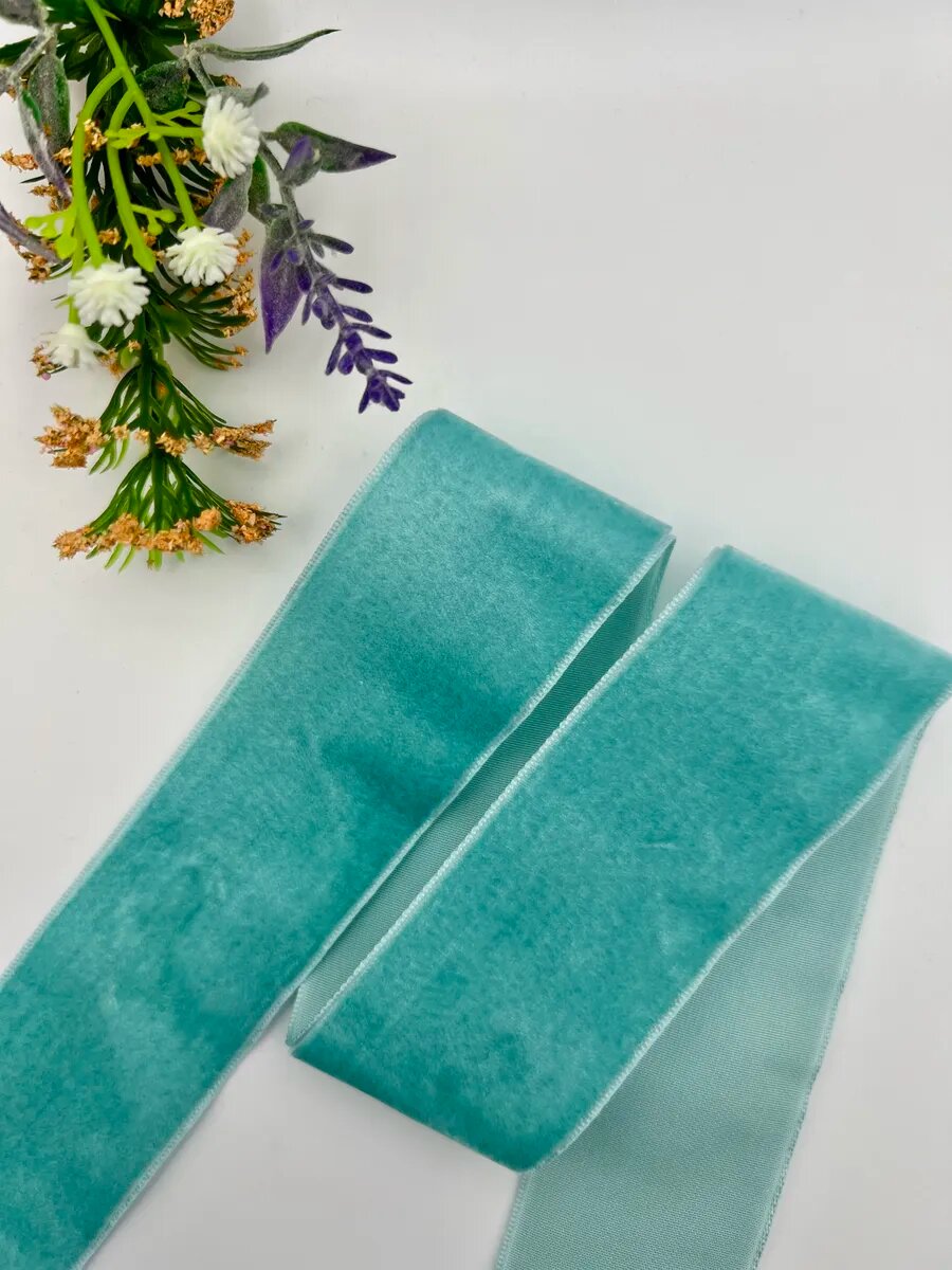 Бархатная лента Premium 3,8см (3м)