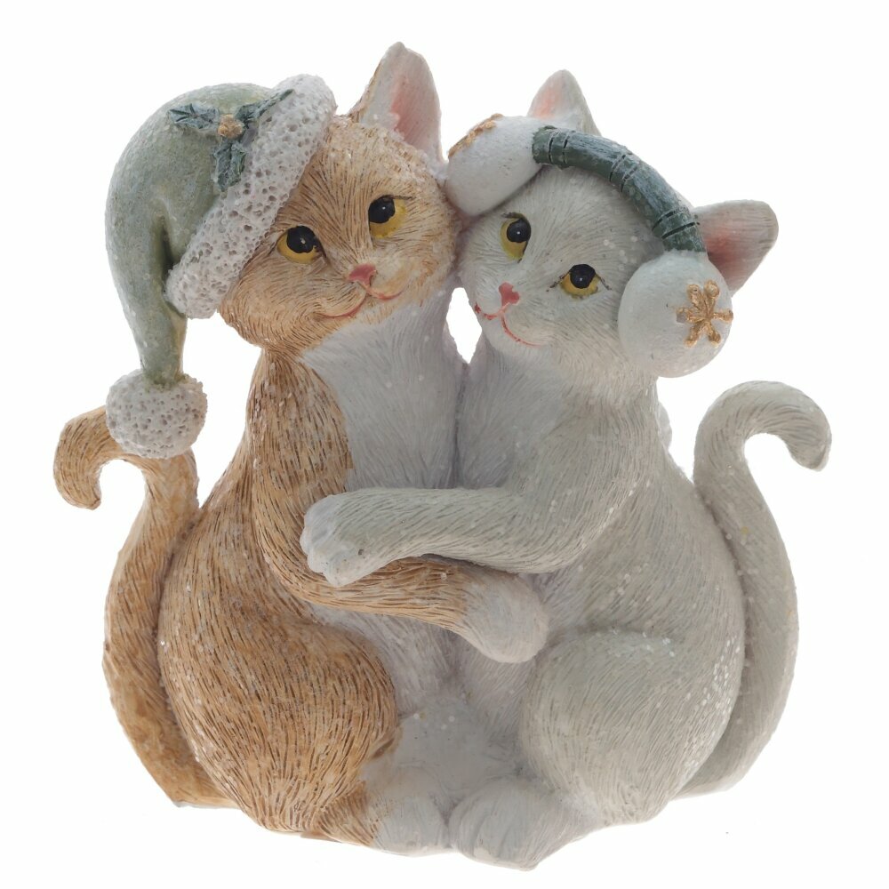 Фигурка декоративная "Кошечки", L9 W4,5 H8,5 см