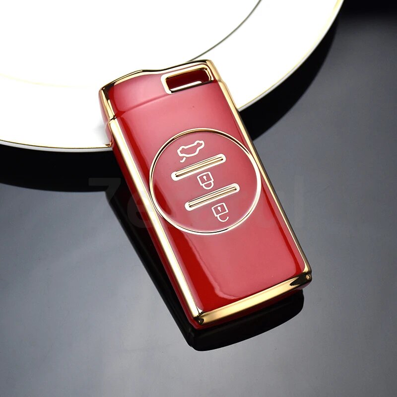 Чехол для автомобильного ключа Chery Tiggo 4 5X 7 Pro 8 Exeed Txl Tx Lx red cover(GLD)