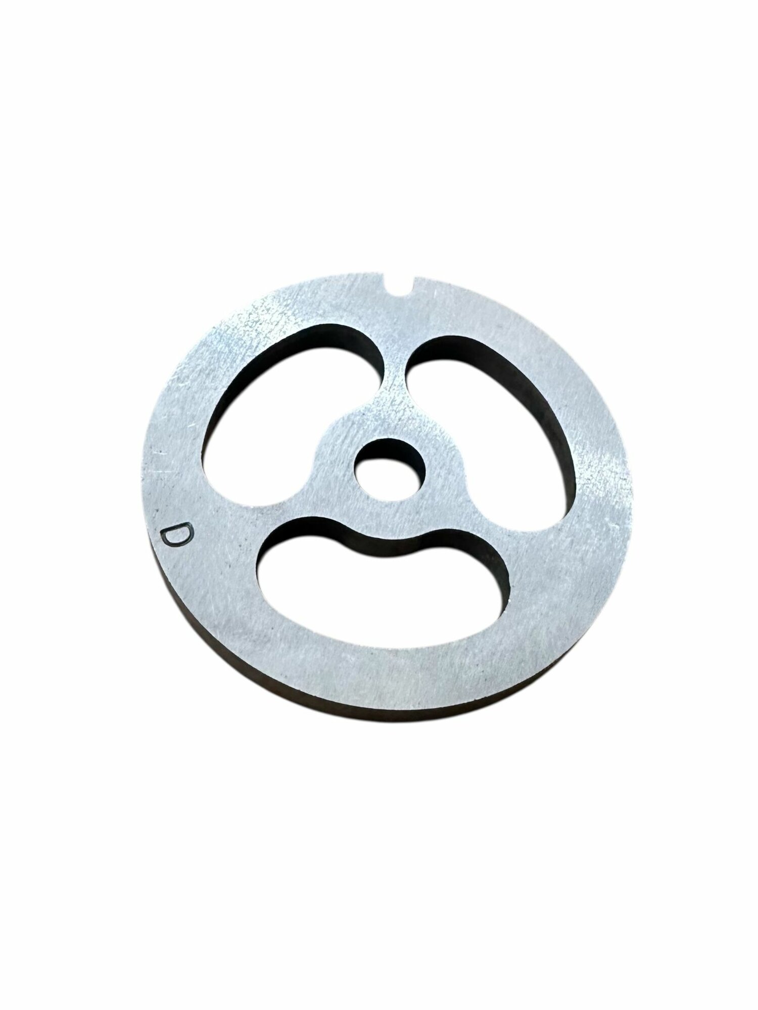 Решетка #8 D-61.5мм под колбасу на 3 прорези для мясорубок Kenwood, Zelmer, Moulinex, Redmond, Bosch и т. д.