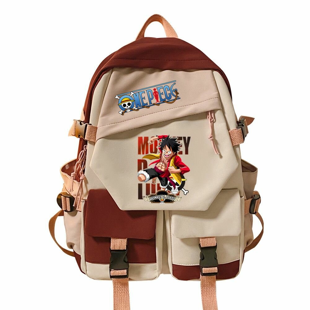 Школьный рюкзак, популярный новый продукт One Piece Luffy аниме периферийная школьная сумка