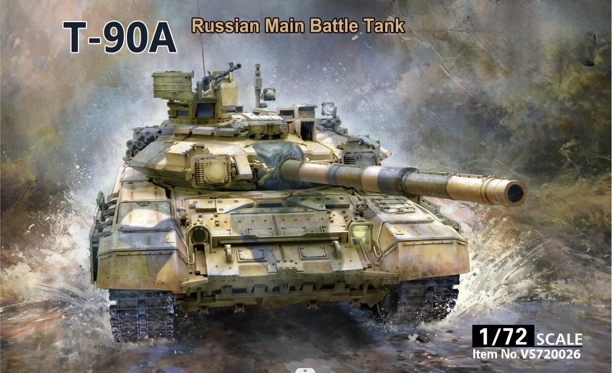 1/72 Российский основной боевой танк Т-90А Сборка моделей