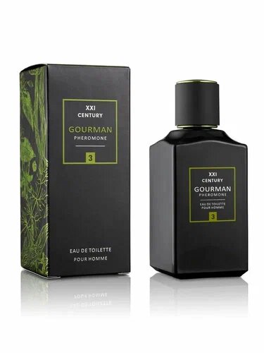 Туалетная вода XXI Century Gourman No. 3, с феромонами, мужская, 100мл