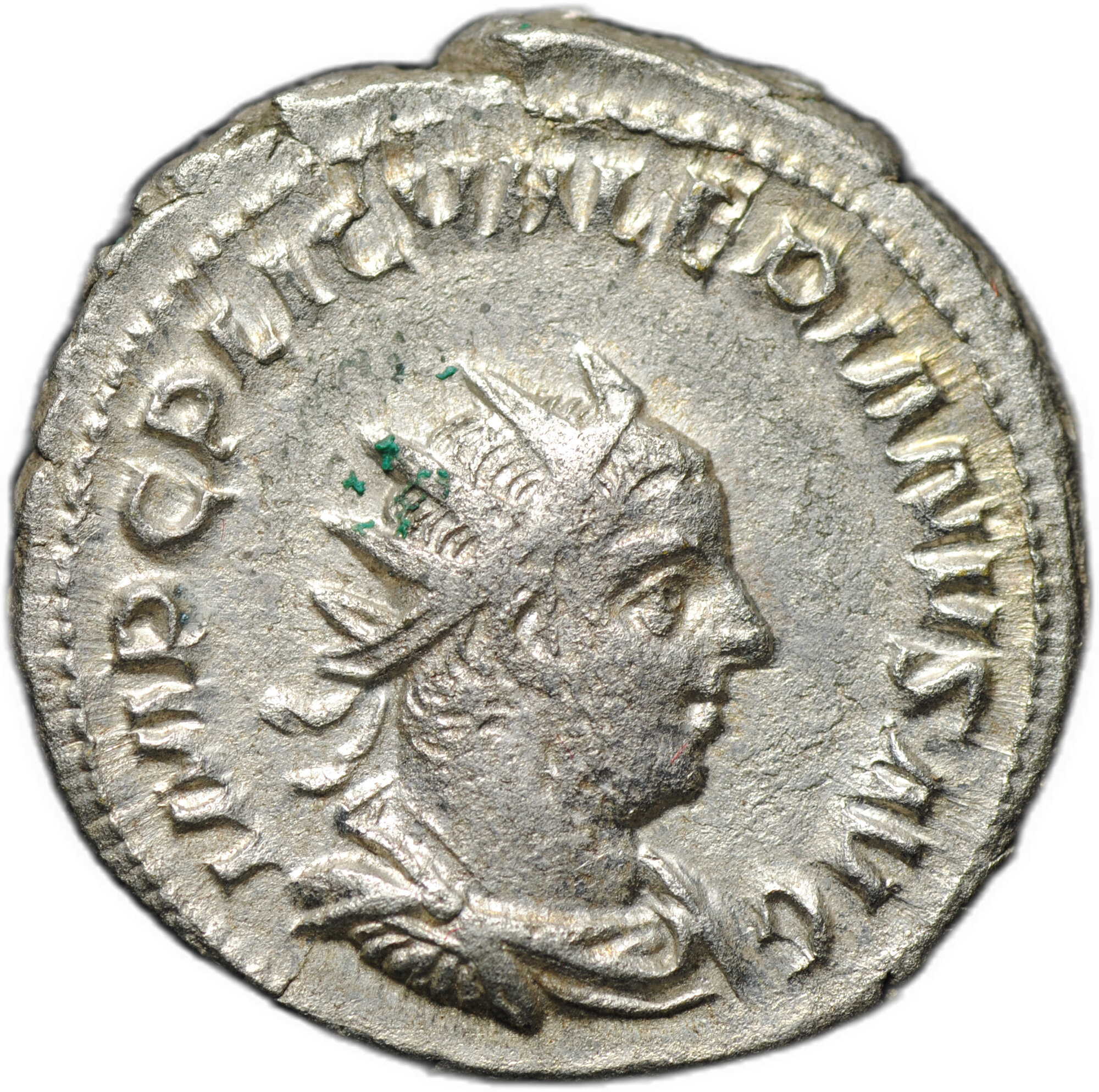 Монета Антониниан 255-256 Валериан I Виктория Римская Империя