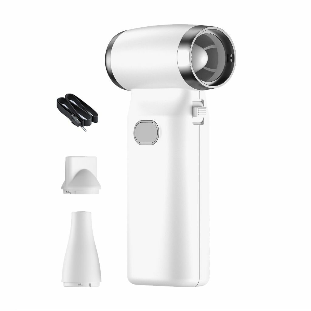 Турбо-воздуходув с LCD-экраном для очистки клавиатур, Белый