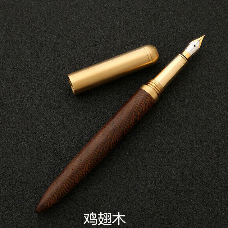 Перьевая ручка, впитывающая чернила, с мешочком, для каллиграфии, 50 черных чернил