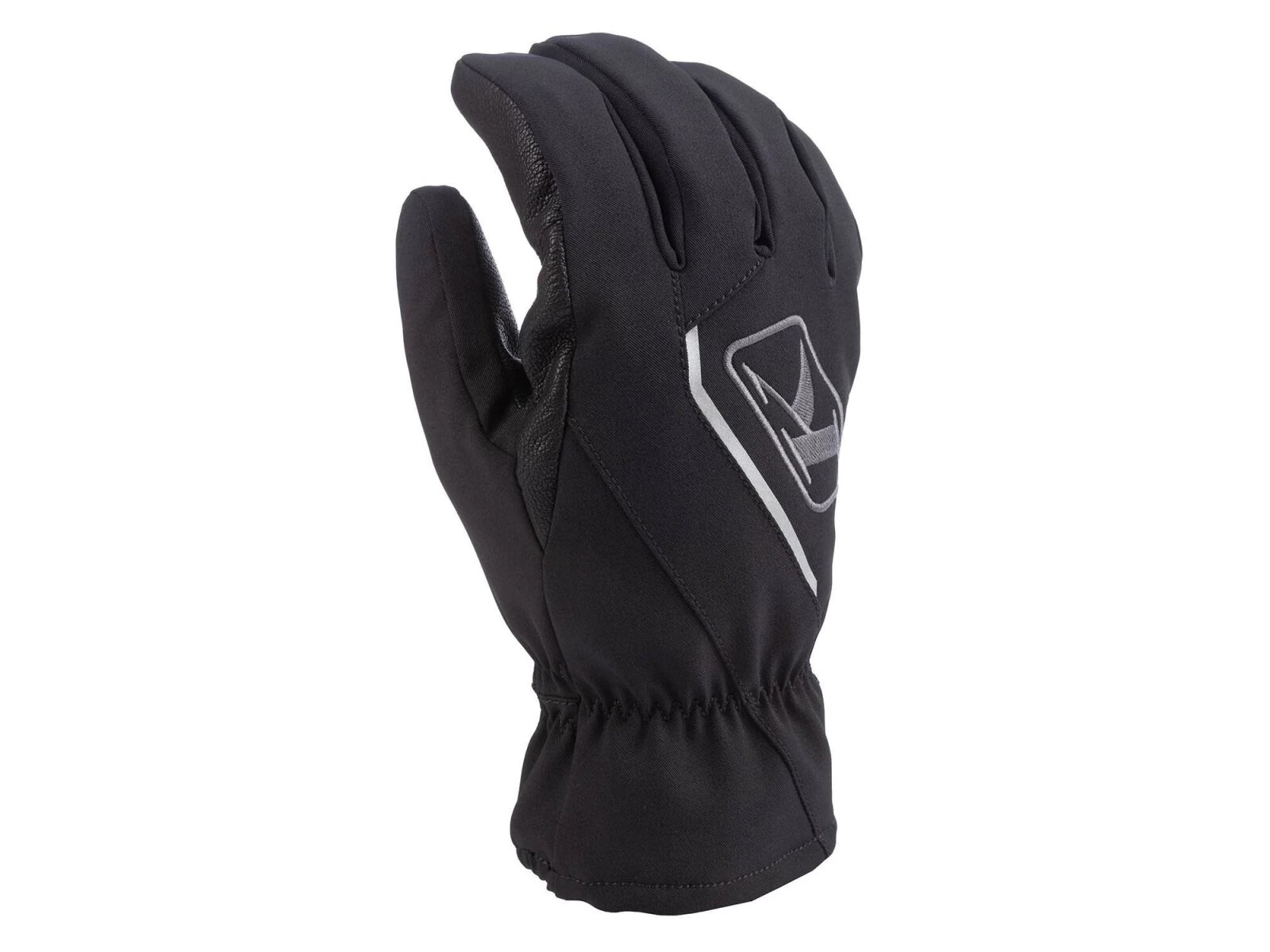Снегоходные перчатки KLIM Klimate Short Glove NEW Black/Asphalt, черные, XL