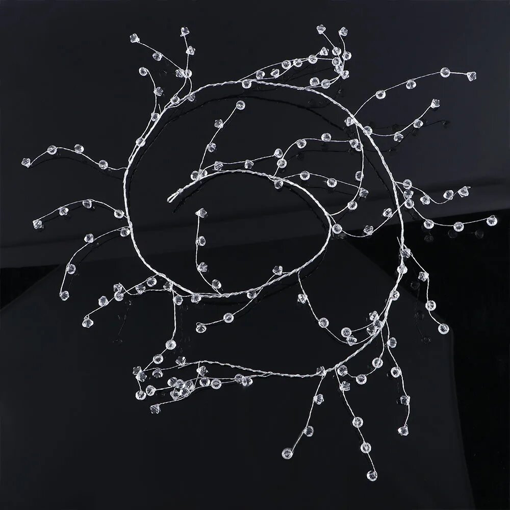 Акриловая бисерная нить для декора 120/100/150 см 100cm-Water droplets