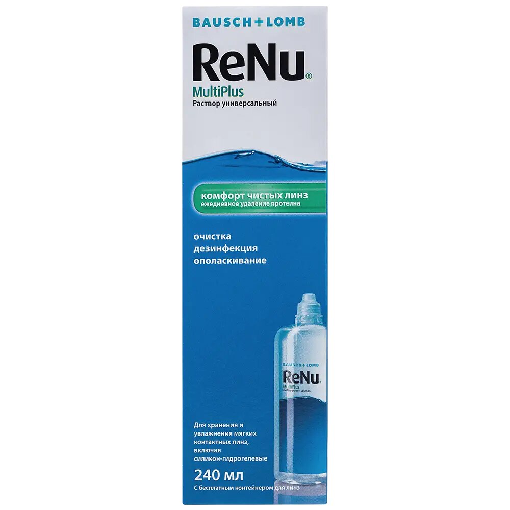 Renu Multiplus раствор для линз универсальный 240 мл 1 шт
