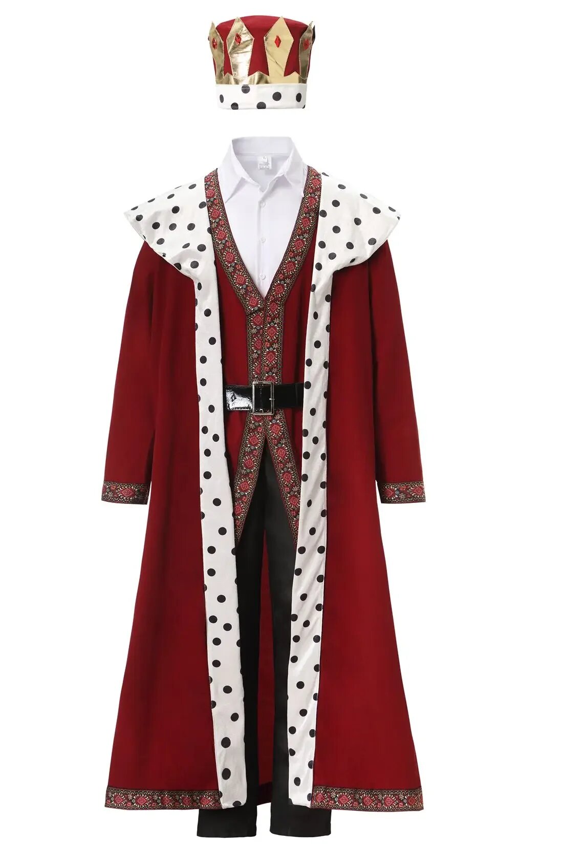 Мужской костюм короля Артура из полиэстера XL