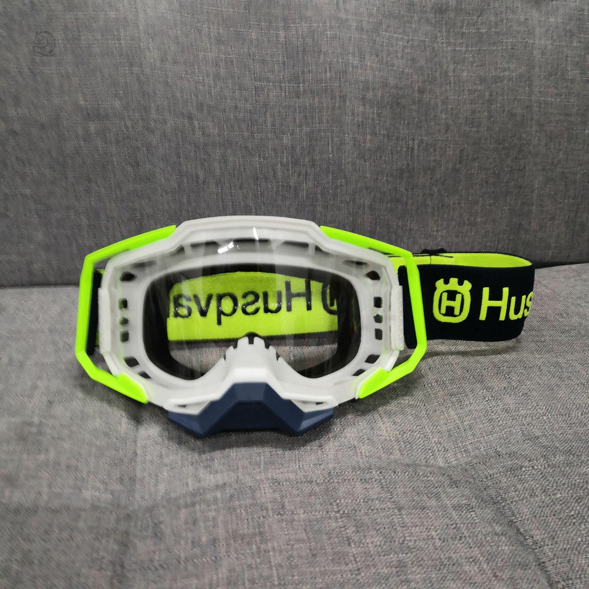 Защитные очки HUSQVARNA для мотокросса ветрозащитные, с UV-фильтром, универсальный размер