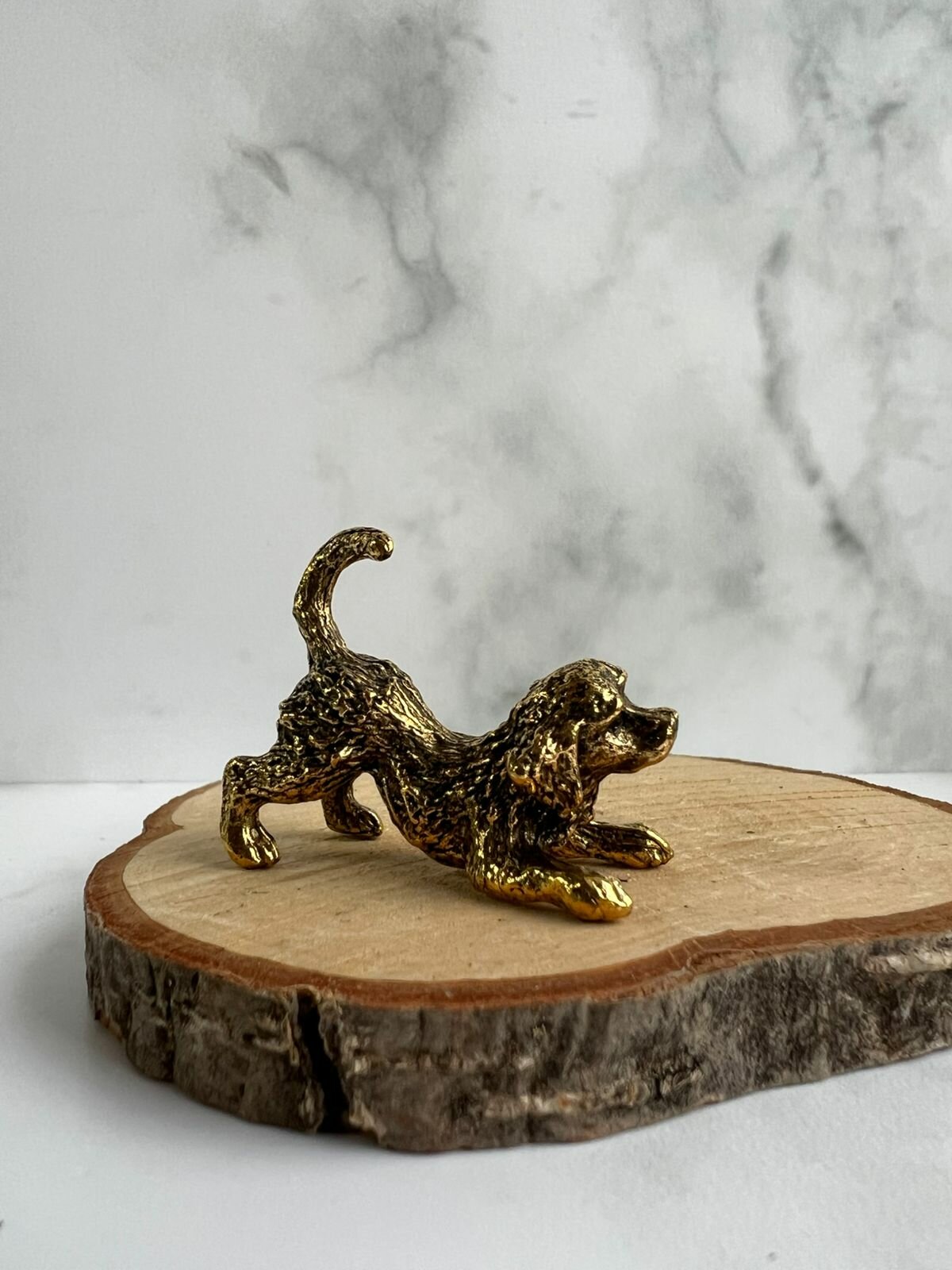 Фигурка Собака литье металл